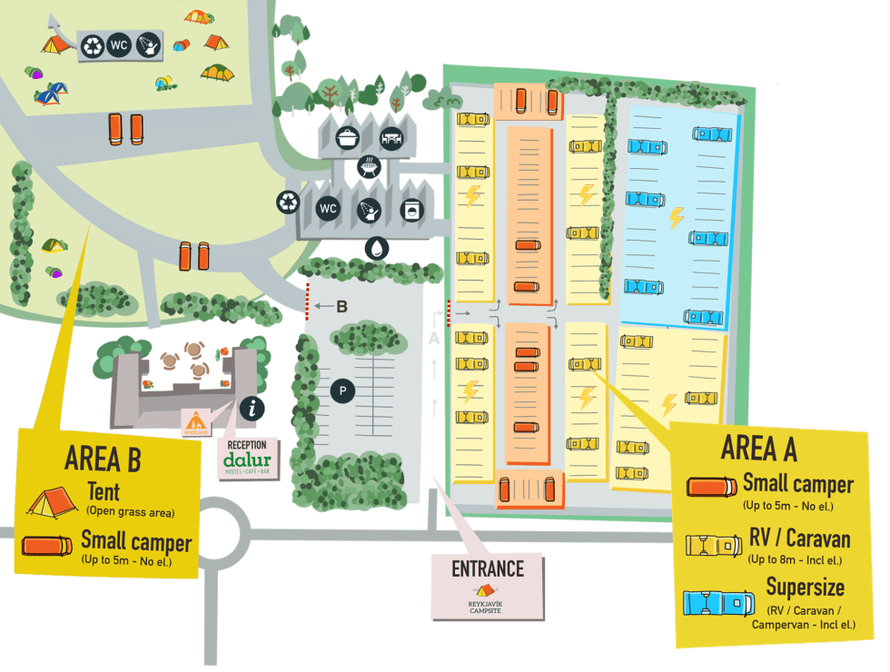 The Campsite - Eco-friendly campsite in the heart of Reykjavík